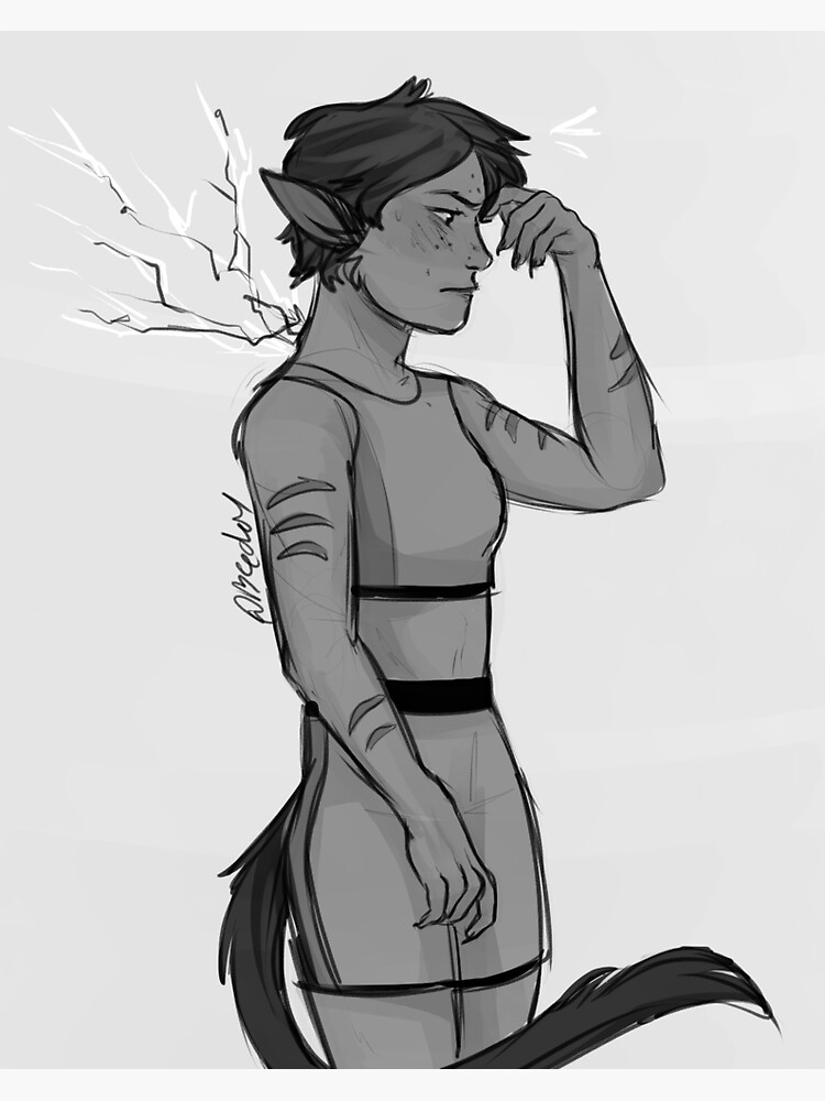 "Catra Corrupted Shera" Sticker for Sale by beedeux | Redbubble