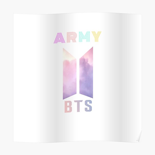 "BTS Army Theme" Poster for Sale by Star-Lightson | Redbubble