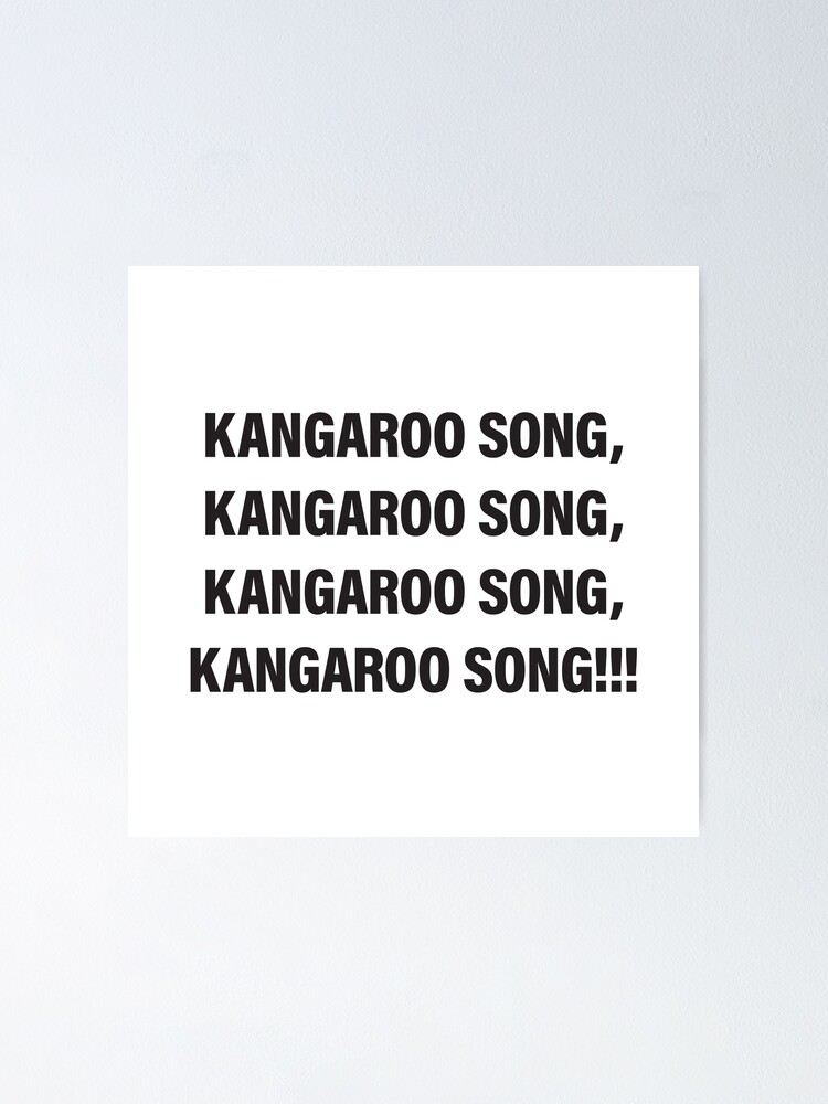 "Big Daddy - Kangaroo Song" Poster for Sale by 90s-Mall | Redbubble