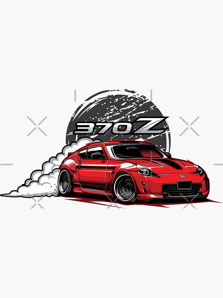 "Nissan 370z" Sticker by Aliaksandr | Redbubble
