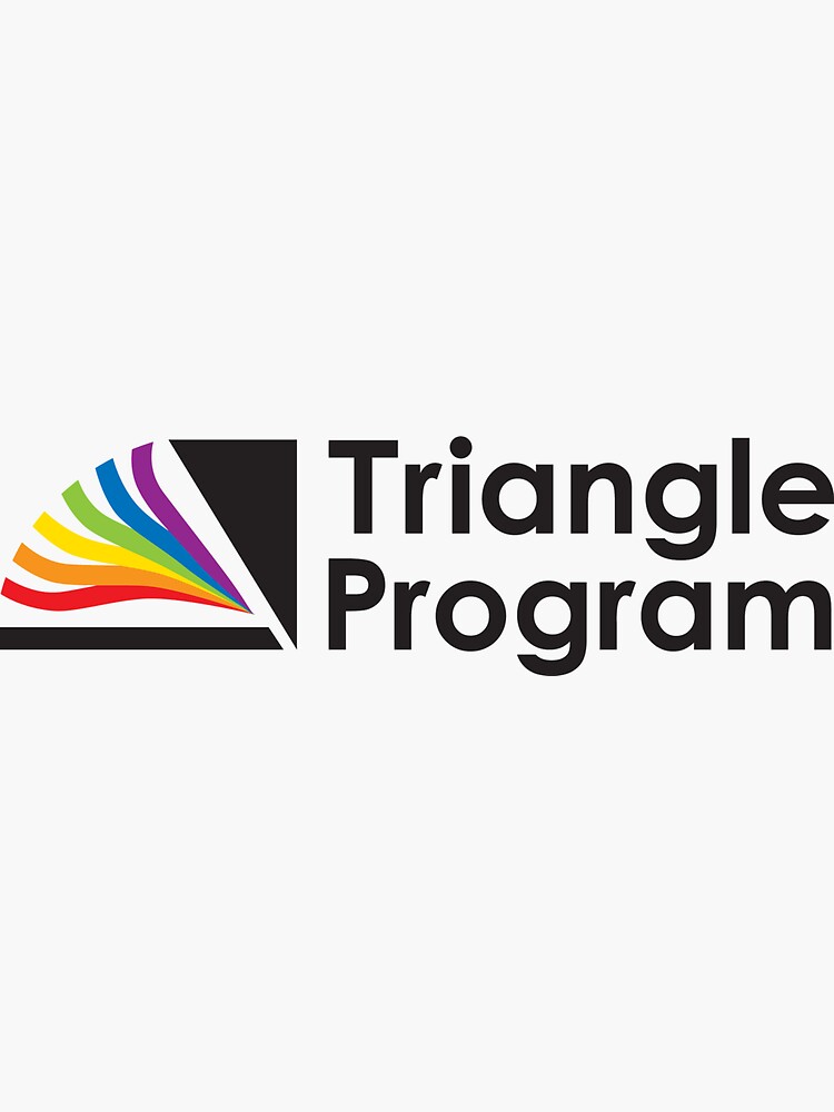 "Triangle Program Logo" Sticker by TYDC | Redbubble