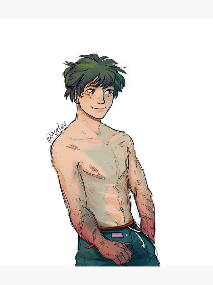Lámina fotográfica «Derechos Trans Deku !! BNHA» de beedeux | Redbubble