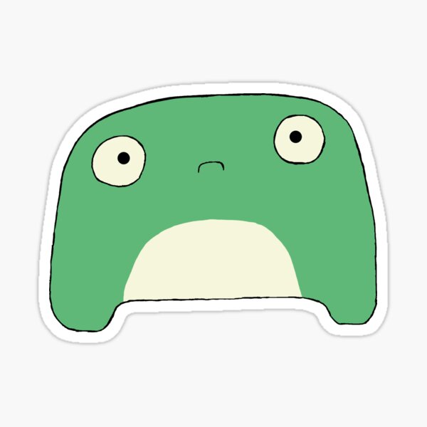"Sad Frog" Sticker by Raefever | Redbubble