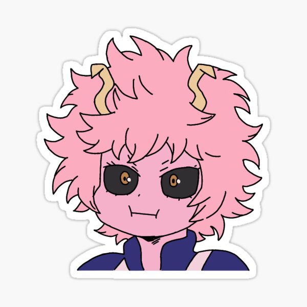 "mina ashido" Sticker for Sale by EllaMeggison | Redbubble