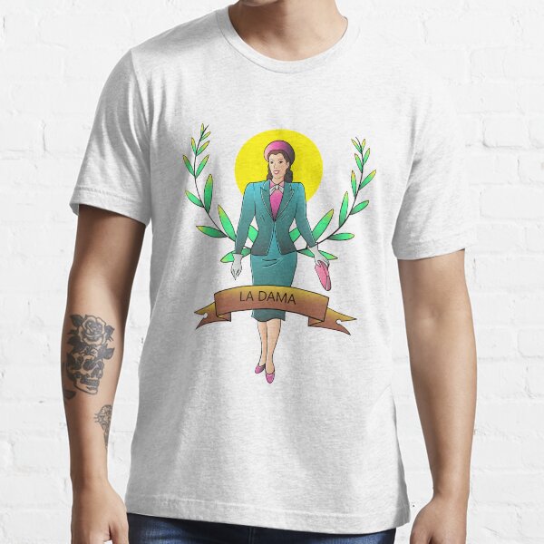 "la dama" T-shirt by xcharls1 | Redbubble | flower t-shirts - tattoo t ...