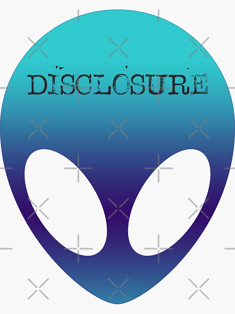 "Alien Disclosure" Sticker for Sale by arendbotha | Redbubble