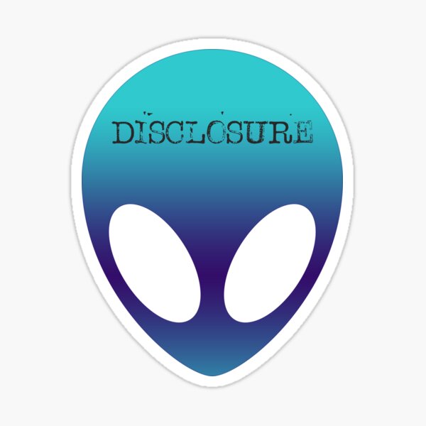 "Alien Disclosure" Sticker for Sale by arendbotha | Redbubble