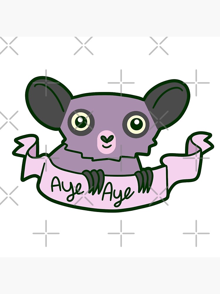 "Ribbon Banner Aye Aye" Poster by SaradaBoru | Redbubble