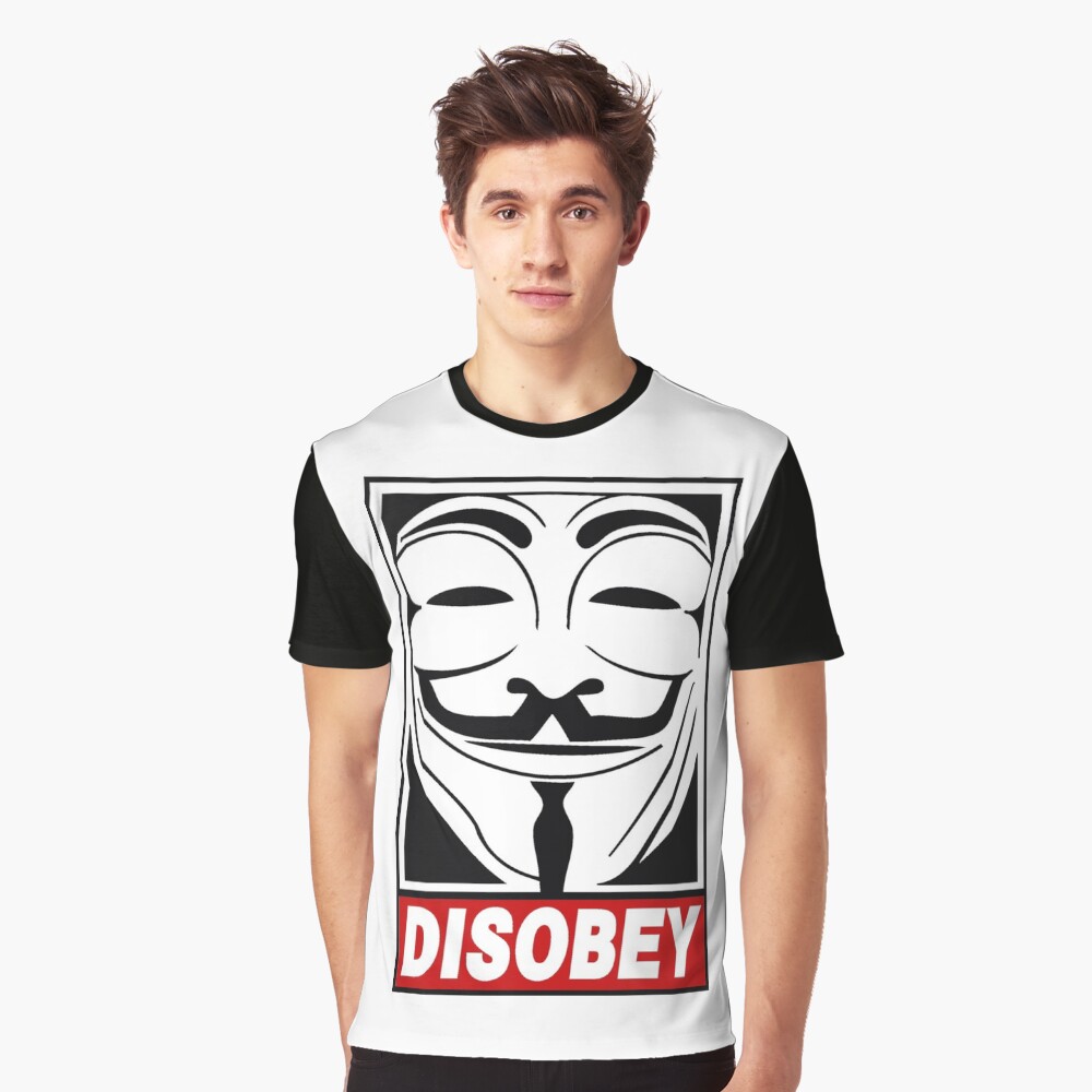 "DISOBEY LOGO" Sticker by SGDes1gn | Redbubble