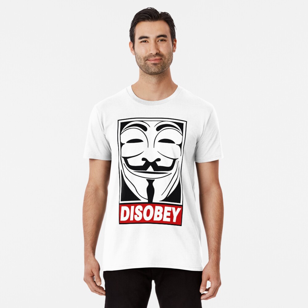 "DISOBEY LOGO" Sticker by SGDes1gn | Redbubble