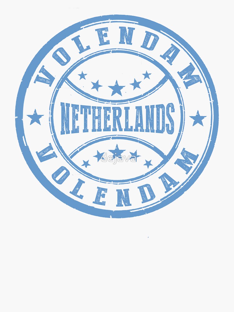"Stamp Of Volendam" Sticker by dejava | Redbubble