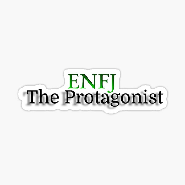 "ENFJ: The Protagonist" Sticker for Sale by Merlin123321 | Redbubble