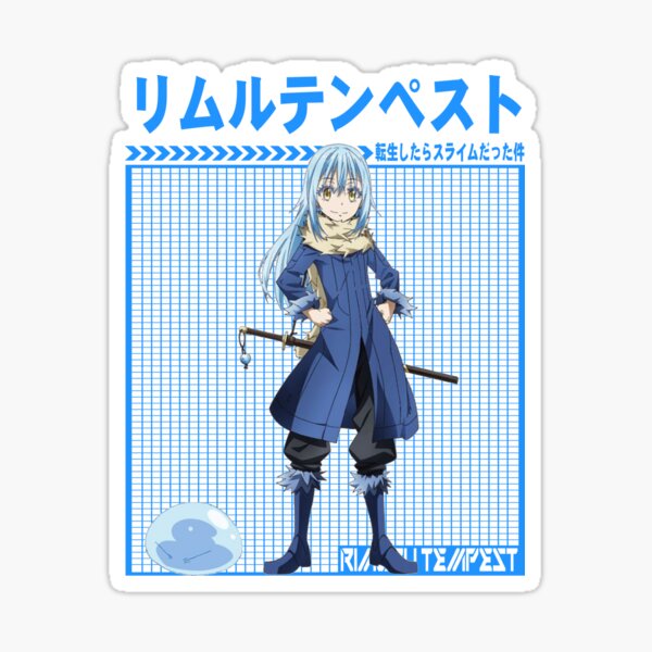 "TENSEI SHITTARA SURAIMU DATTA KEN RIMURU TEMPEST" Sticker by VotreVPX ...