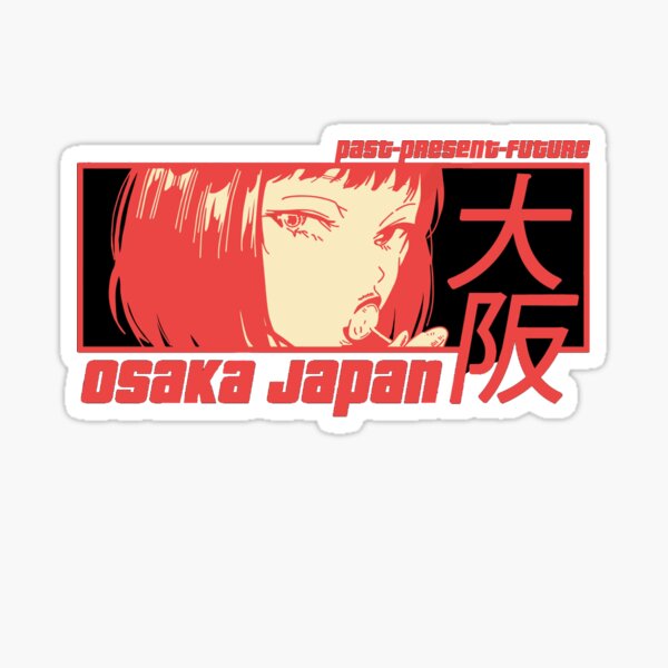 "Osaka Japan Anime Girl" Sticker for Sale by Riazzzy | Redbubble