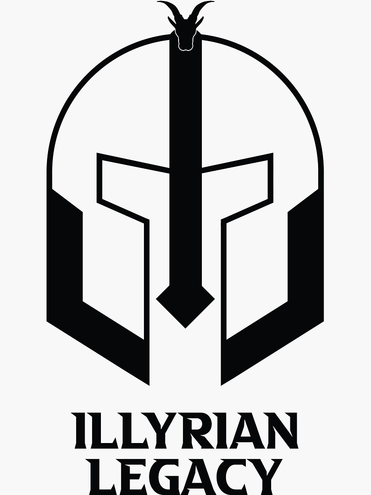 "Illyrian Legacy" Sticker for Sale by IllyrianLegacy | Redbubble