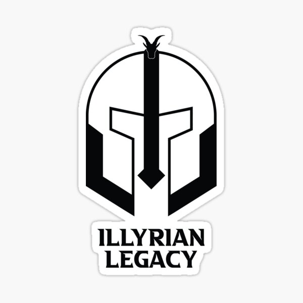 "Illyrian Legacy" Sticker for Sale by IllyrianLegacy | Redbubble