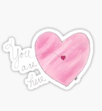 You Are Here: Stickers | Redbubble