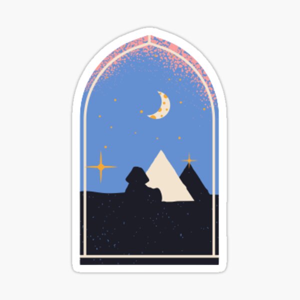 "Starry Night Sky " Sticker for Sale by Sticker-Lab | Redbubble