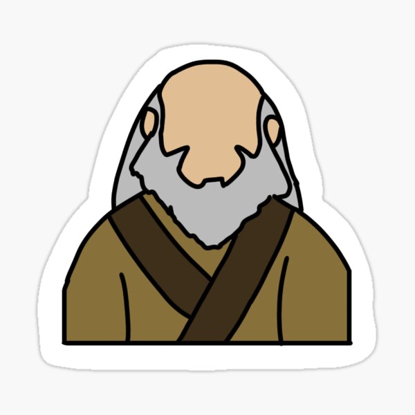 "Iroh" Sticker for Sale by oakiedokie22 | Redbubble