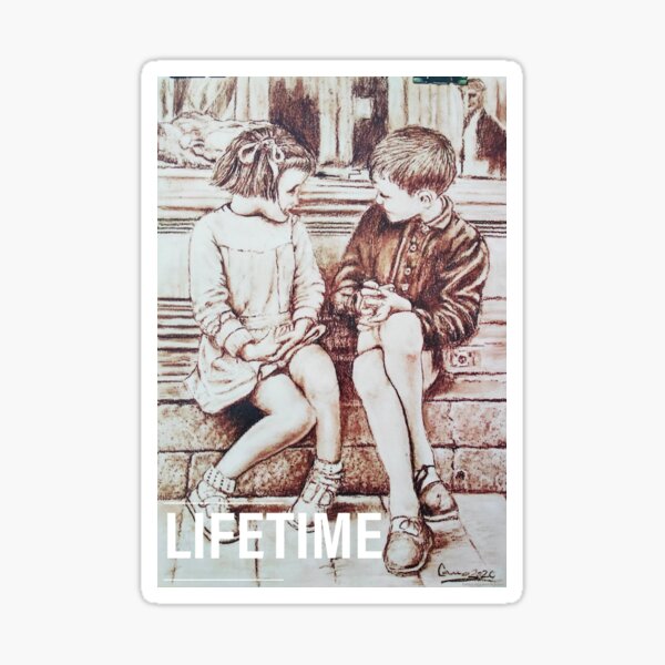"Lifetime" Sticker by ArteCano | Redbubble