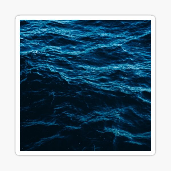 "Deep blue ocean" Sticker for Sale by vydelz | Redbubble