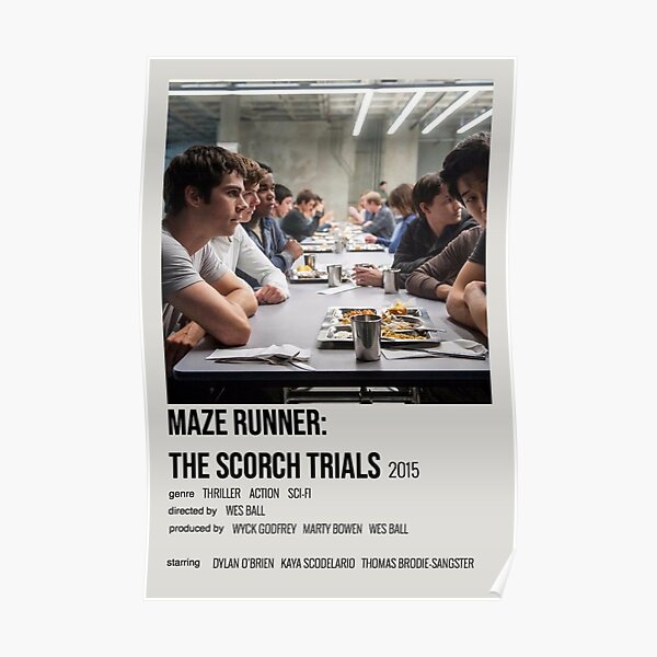 "tmr tst 01 movie poster" Poster by jennamcmahon | Redbubble