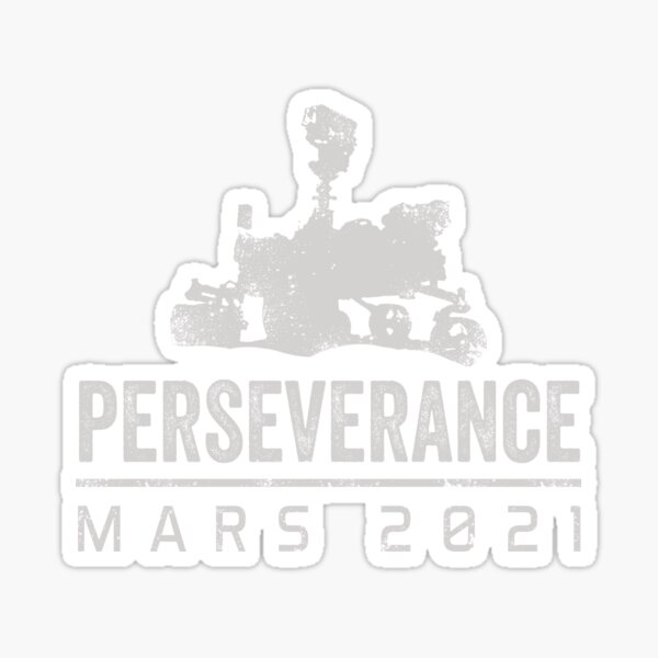 "Mars 2020 Perseverance Rover Space Mission 2021" Sticker for Sale by ...