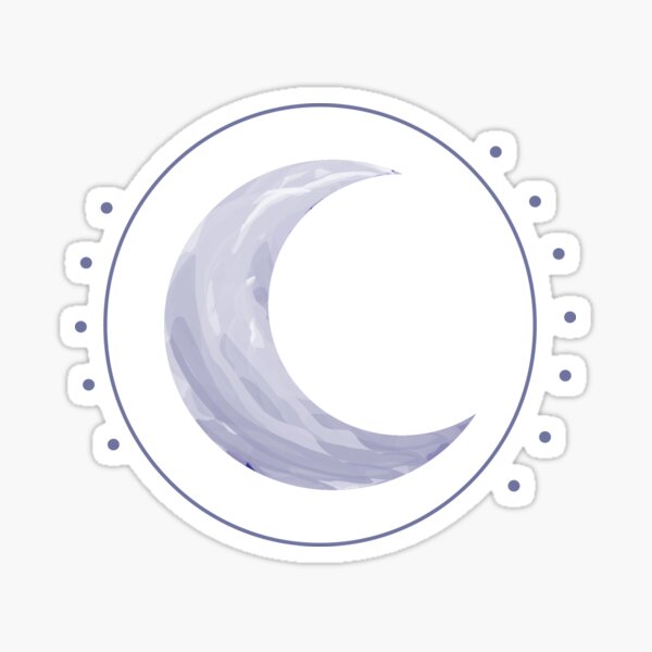 "Purple Moon " Sticker for Sale by itsjuliacorreia | Redbubble