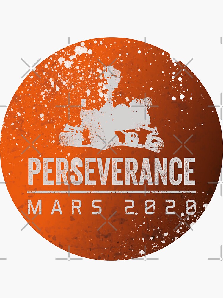 "Mars 2020 Perseverance Rover Space Mission 2021 Planet Mars" Sticker ...