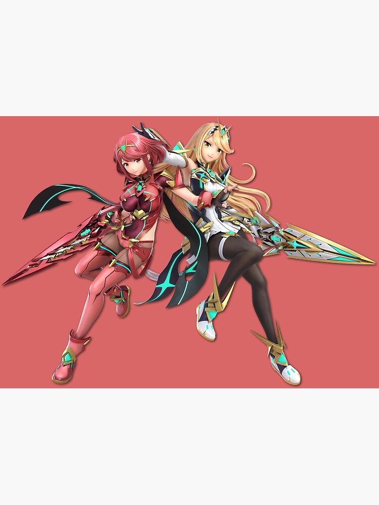 "Pyra & Mythra in Smash" Poster for Sale by TheSmashStash | Redbubble