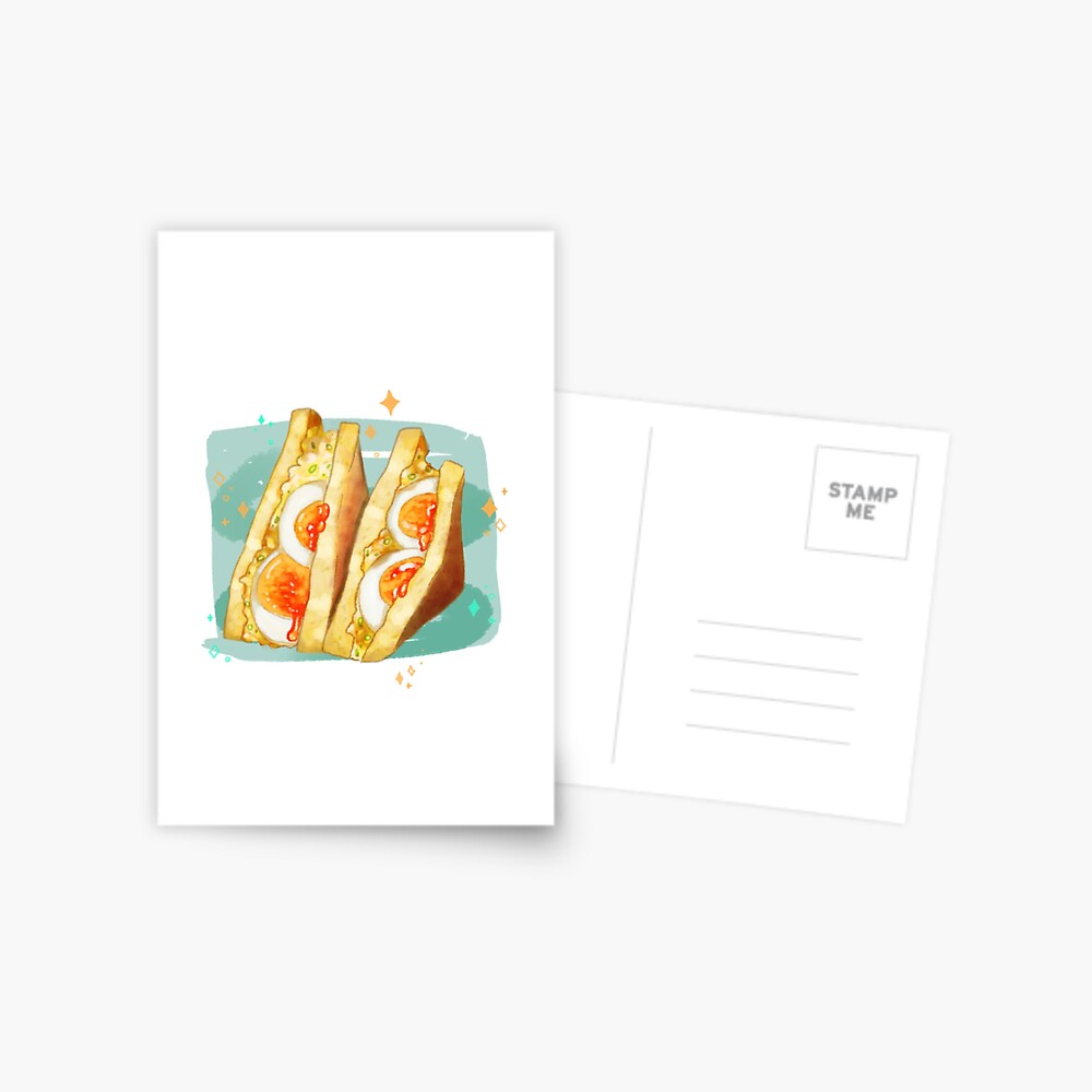 "Tamago sando" Sticker for Sale by koboldoodles | Redbubble