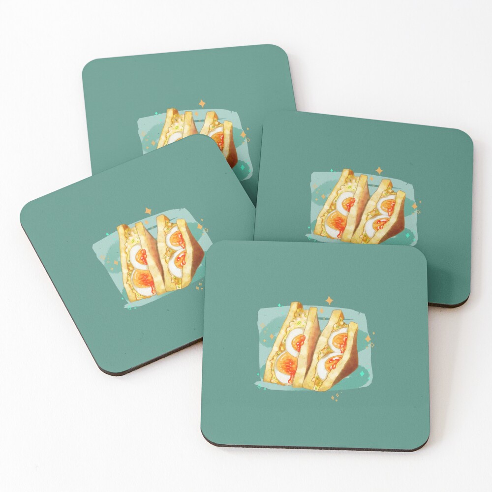 "Tamago sando" Sticker for Sale by koboldoodles | Redbubble