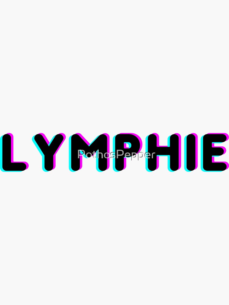 "Lymphie" Sticker for Sale by PothosPepper | Redbubble