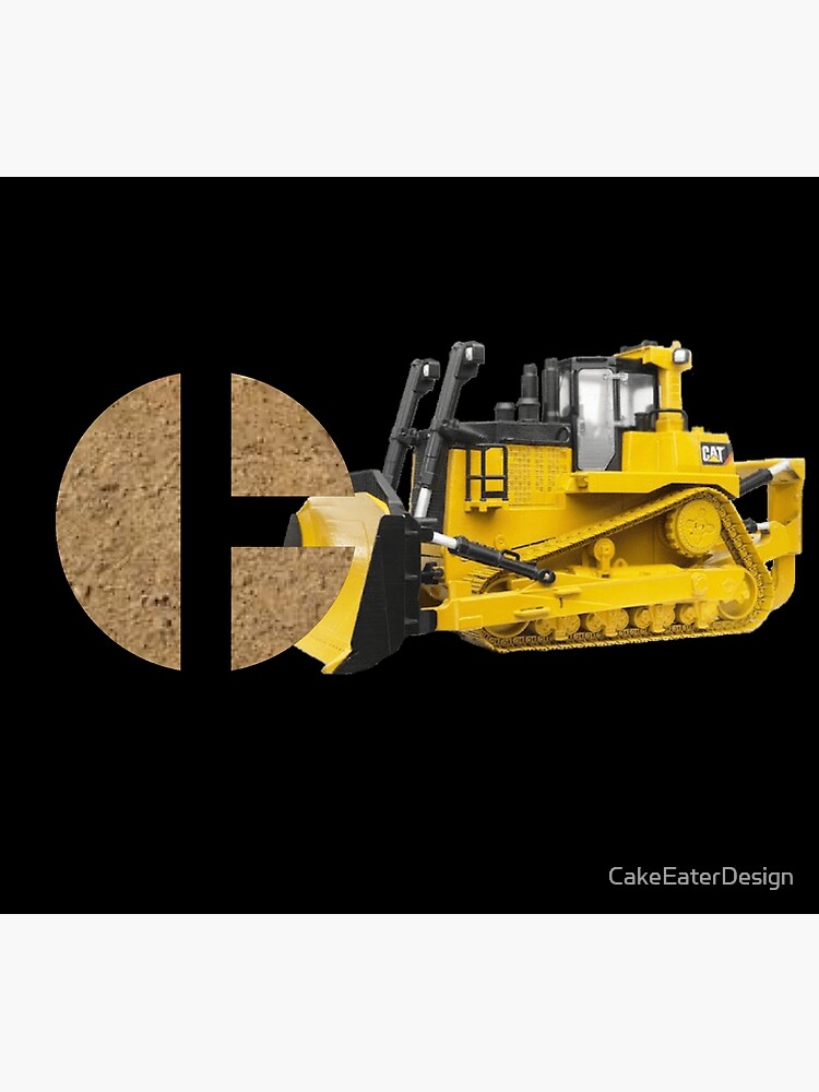 "Cat Logo Dozer" Poster for Sale by CakeEaterDesign | Redbubble