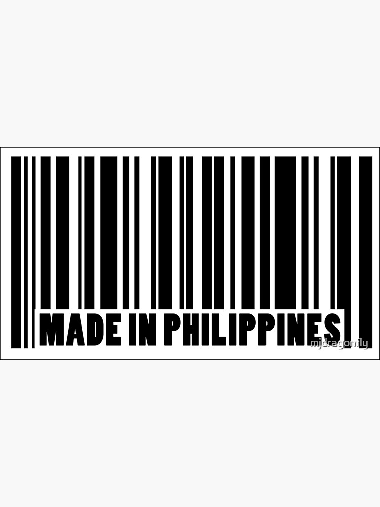 "Made in Philippines barcode awesome pinoy design" Poster for Sale by ...