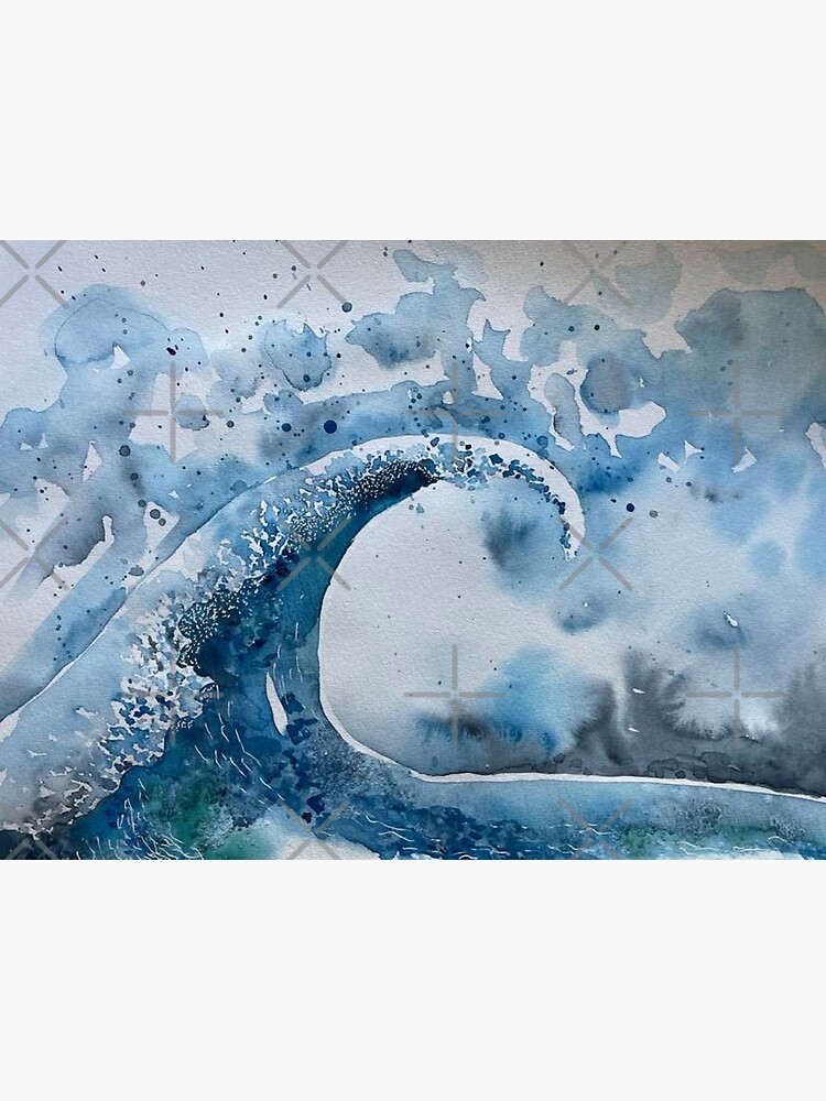 "Water Wave " Sticker by AngelClare22 | Redbubble