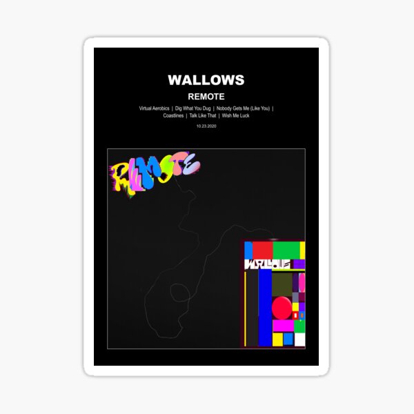 "Wallows - Remote EP (2020) Music Album Cover Poster" Sticker for Sale ...