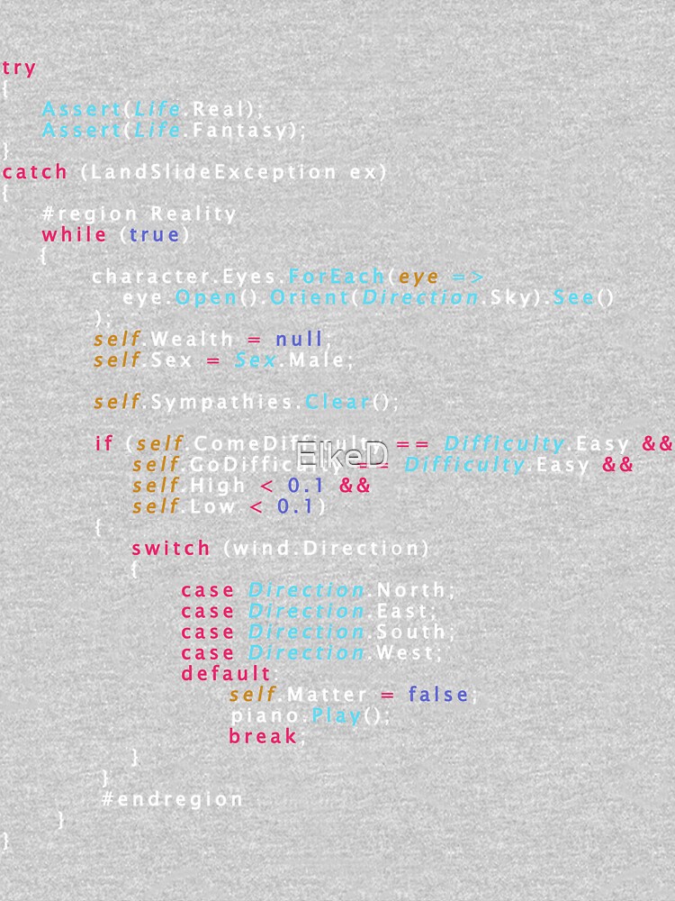 "Is This The Real Life Coding Programming Color" Classic T-Shirt for ...