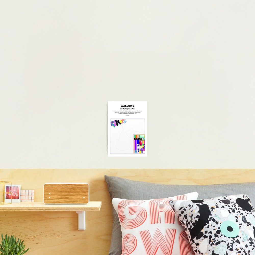 "Wallows - Remote (Deluxe) EP (2021) Music Album Cover Poster ...