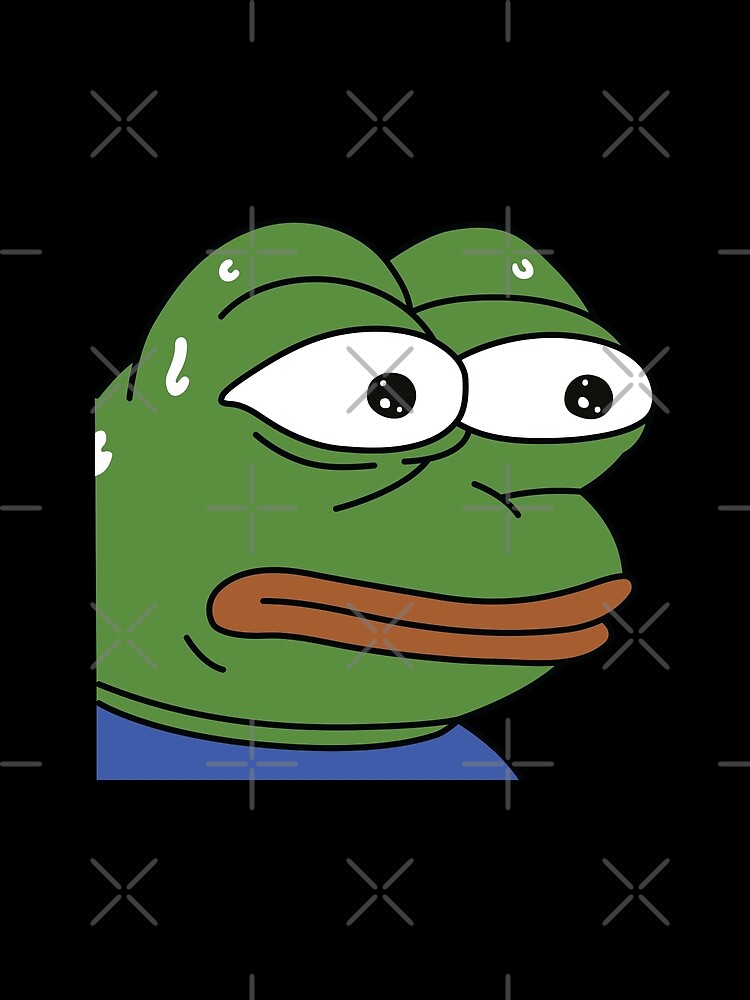 "monkaS Emote High Quality" Art Print by SimplyNewDesign | Redbubble