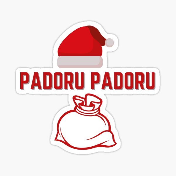 "Padoru" Sticker for Sale by WorldPrintTees | Redbubble