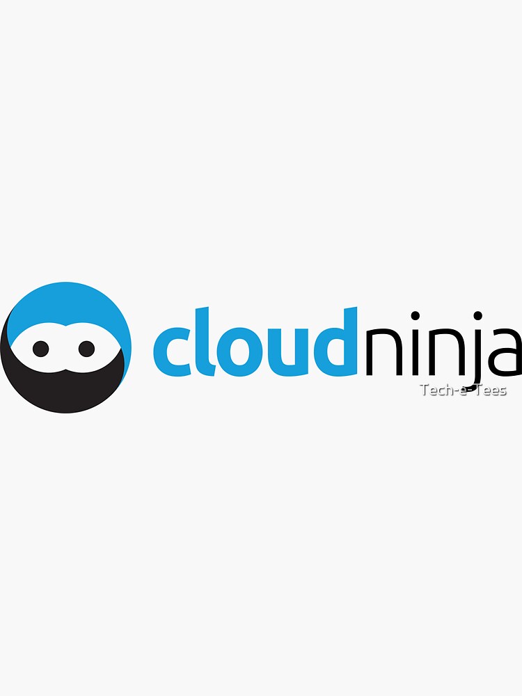 "Cloud Ninja" Sticker for Sale by Tech-e-Tees | Redbubble