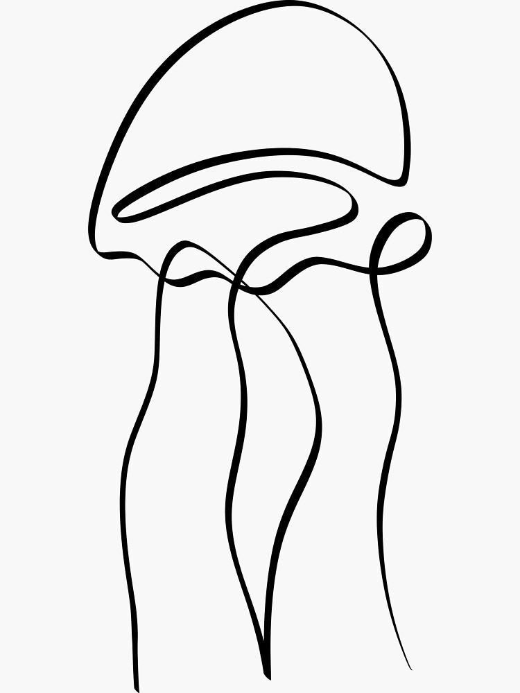 "QUALLE LINE ART | Animal marine life fish ocean marine animals ...