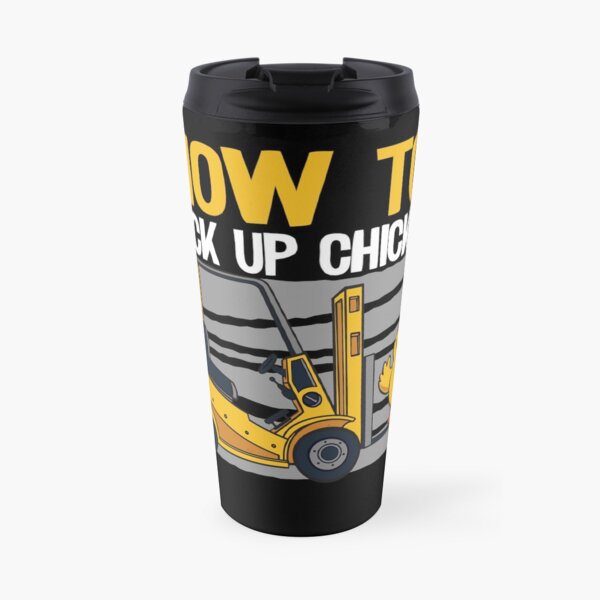 "Lustig Gabelstapler Geschenk Staplerfahrer Lager" Thermobecher von ...