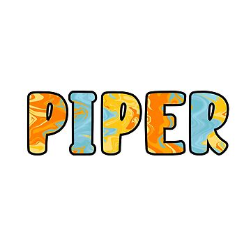 "Piper Custom Name " Photographic Print for Sale by EuropaPrints ...