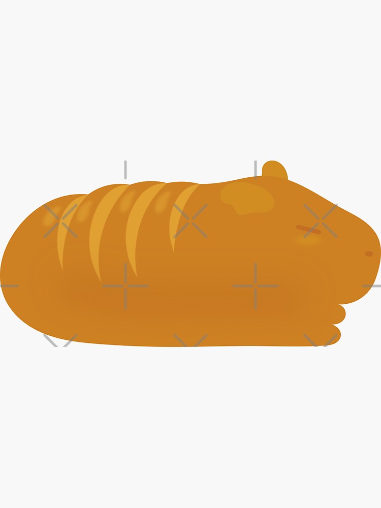 "Cute Capybara Loaf" Sticker by Kawaiisetas | Redbubble