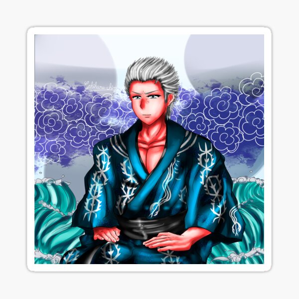 "Vergil (DMC 5) " Sticker for Sale by Chiharuchin | Redbubble