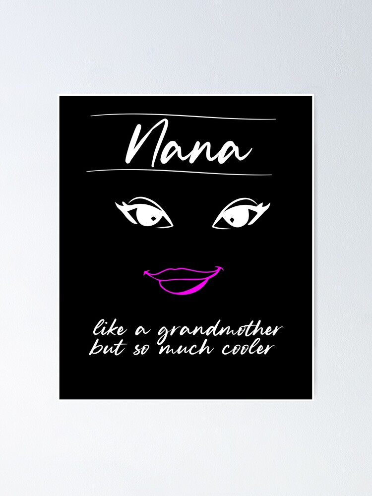 "Grandma Shirts for Women" Poster by noria-bekri | Redbubble