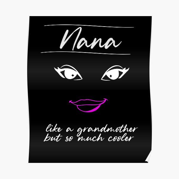 "Grandma Shirts for Women" Poster by noria-bekri | Redbubble