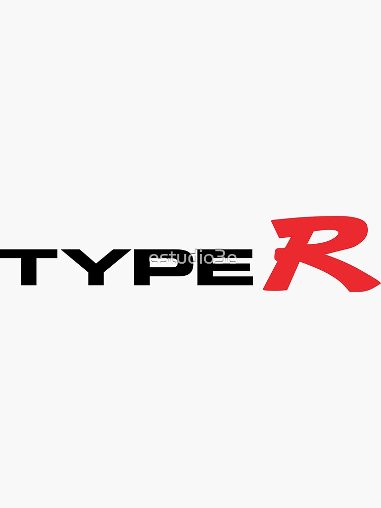 "TypeR" Sticker for Sale by estudio3e | Redbubble